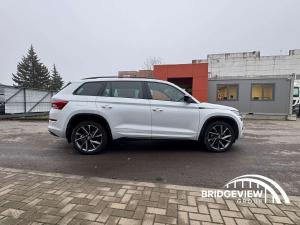 Белый Шкода Kodiaq 2020 в Каунас, объемом двигателя 2.00 л и пробегом 151 тыс. км за 21499 €, фото 5 на AUTOMOTO.COM.LV