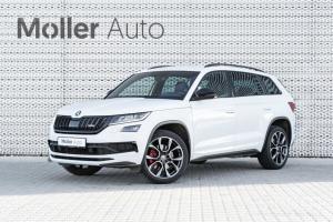 White Skoda Kodiaq 2020 in Riga, with an engine capacity of 2.00 L and mileage of 148 thousand km for 28700 €, photo  on AUTOMOTO.COM.LV