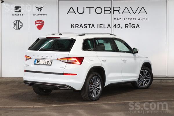 Balts Skoda Kodiaq 2020 Rīga, ar dzinēja tilpumu 2.00 L un nobraukumu 119 tūkst. km par 25800 €, foto 6 vietnē AUTOMOTO.COM.LV
