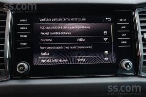 White Skoda Kodiaq 2020 in Riga, with an engine capacity of 2.00 L and mileage of 119 thousand km for 25800 €, photo 16 on AUTOMOTO.COM.LV