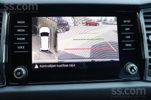 White Skoda Kodiaq 2020 in Riga, with an engine capacity of 2.00 L and mileage of 119 thousand km for 25800 €, photo 18 on AUTOMOTO.COM.LV