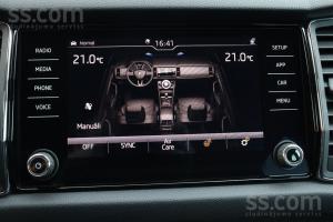 White Skoda Kodiaq 2020 in Riga, with an engine capacity of 2.00 L and mileage of 119 thousand km for 25800 €, photo 19 on AUTOMOTO.COM.LV