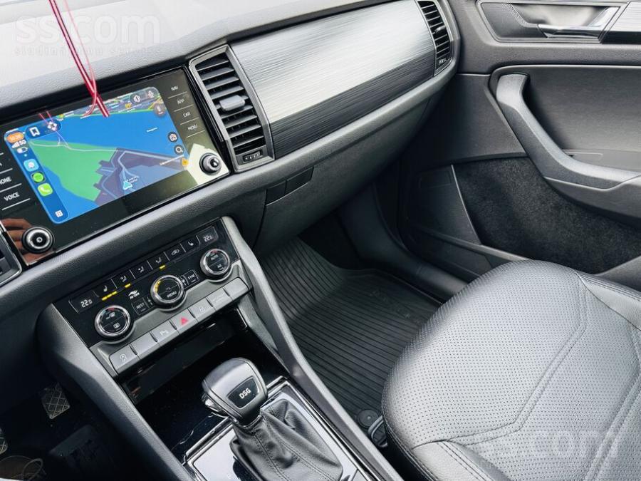 White Skoda Kodiaq 2020 in Riga, with an engine capacity of 1.50 L and mileage of 85 thousand km for 23000 €, photo 12 on AUTOMOTO.COM.LV