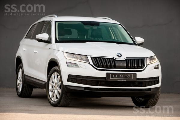 White Skoda Kodiaq 2020 in Jelgava, with an engine capacity of 1.50 L and mileage of 229 thousand km for 18500 €, photo 5 on AUTOMOTO.COM.LV