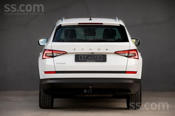 White Skoda Kodiaq 2020 in Jelgava, with an engine capacity of 1.50 L and mileage of 229 thousand km for 18500 €, photo 8 on AUTOMOTO.COM.LV