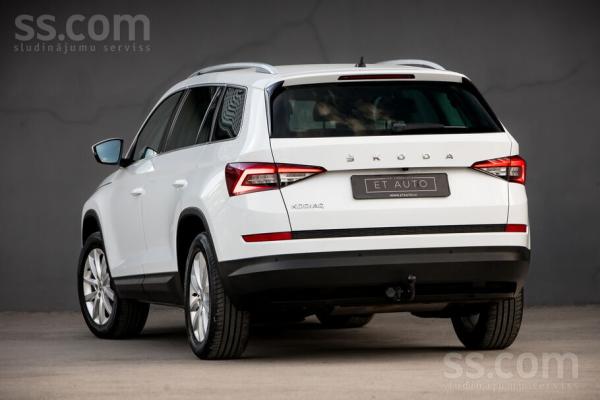 White Skoda Kodiaq 2020 in Jelgava, with an engine capacity of 1.50 L and mileage of 229 thousand km for 18500 €, photo 9 on AUTOMOTO.COM.LV