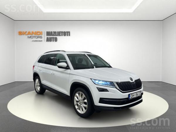 White Skoda Kodiaq 2020 in Riga, with an engine capacity of 1.50 L and mileage of 103 thousand km for 21790 €, photo 8 on AUTOMOTO.COM.LV