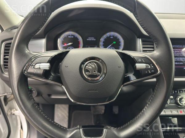 White Skoda Kodiaq 2020 in Riga, with an engine capacity of 1.50 L and mileage of 103 thousand km for 21790 €, photo 10 on AUTOMOTO.COM.LV
