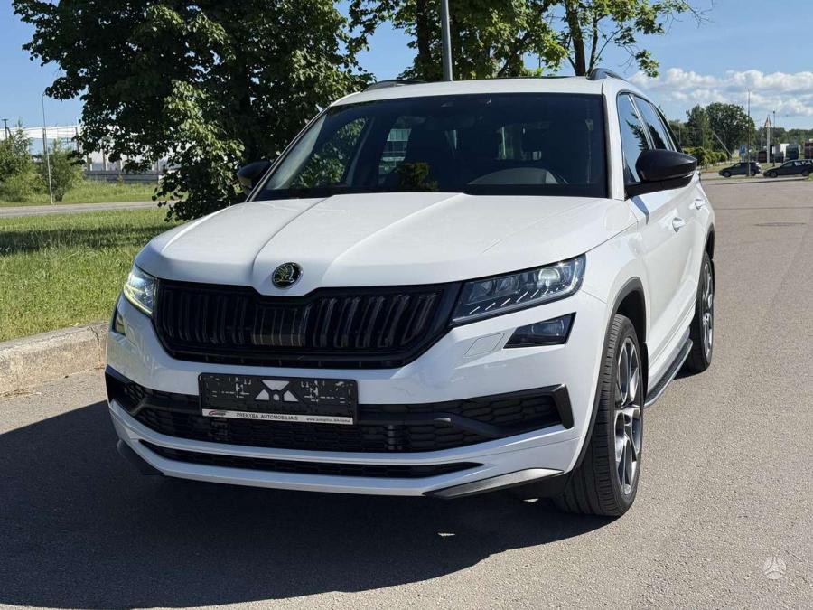 Белый Шкода Kodiaq 2020 в Паневежис, объемом двигателя 1.97 л и пробегом 151 тыс. км за 25900 €, фото 6 на AUTOMOTO.COM.LV