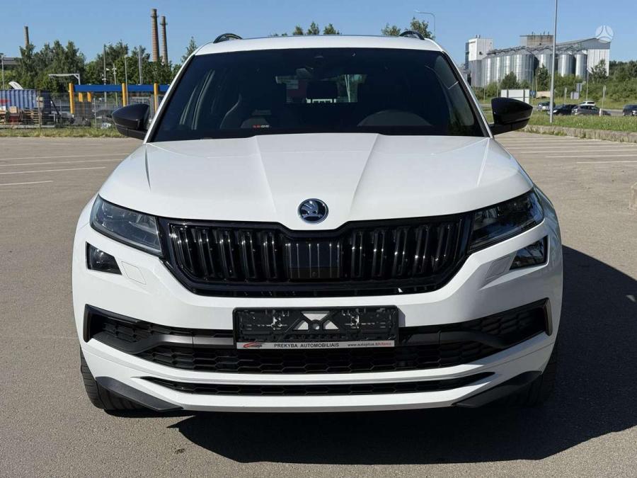 Белый Шкода Kodiaq 2020 в Паневежис, объемом двигателя 1.97 л и пробегом 151 тыс. км за 25900 €, фото 7 на AUTOMOTO.COM.LV