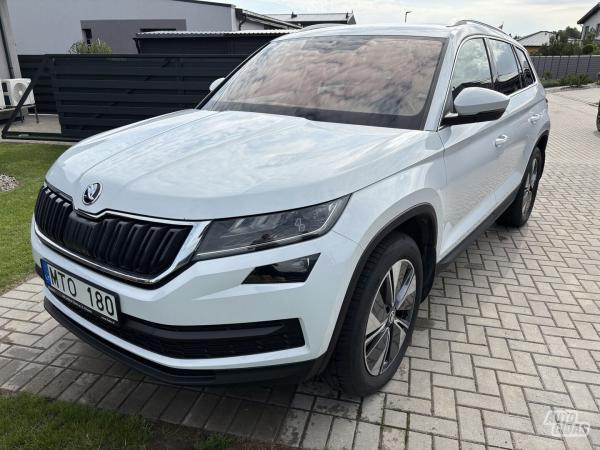 White Skoda Kodiaq 2020 in Klaipeda, with an engine capacity of 2.00 L and mileage of 115 thousand km for 23000 €, photo 1 on AUTOMOTO.COM.LV