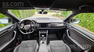 White Skoda Kodiaq 2020 in Riga, with an engine capacity of 2.00 L and mileage of 129 thousand km for 25500 €, photo 9 on AUTOMOTO.COM.LV