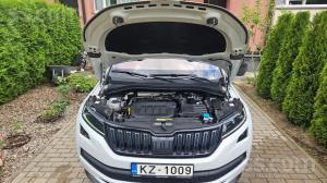White Skoda Kodiaq 2020 in Riga, with an engine capacity of 2.00 L and mileage of 129 thousand km for 25500 €, photo 14 on AUTOMOTO.COM.LV