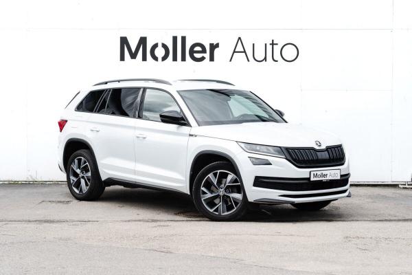 Белый Шкода Kodiaq 2020 в Рига, объемом двигателя 2.00 л и пробегом 152 тыс. км за 22500 €, фото 2 на AUTOMOTO.COM.LV