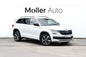 Белый Шкода Kodiaq 2020 в Рига, объемом двигателя 2.00 л и пробегом 152 тыс. км за 22500 €, фото 3 на AUTOMOTO.COM.LV