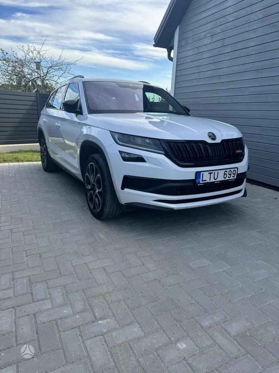 Balts Skoda Kodiaq 2020 Mažeikiai, ar dzinēja tilpumu 1.97 L un nobraukumu 107 tūkst. km par 35000 €, foto 4 vietnē AUTOMOTO.COM.LV