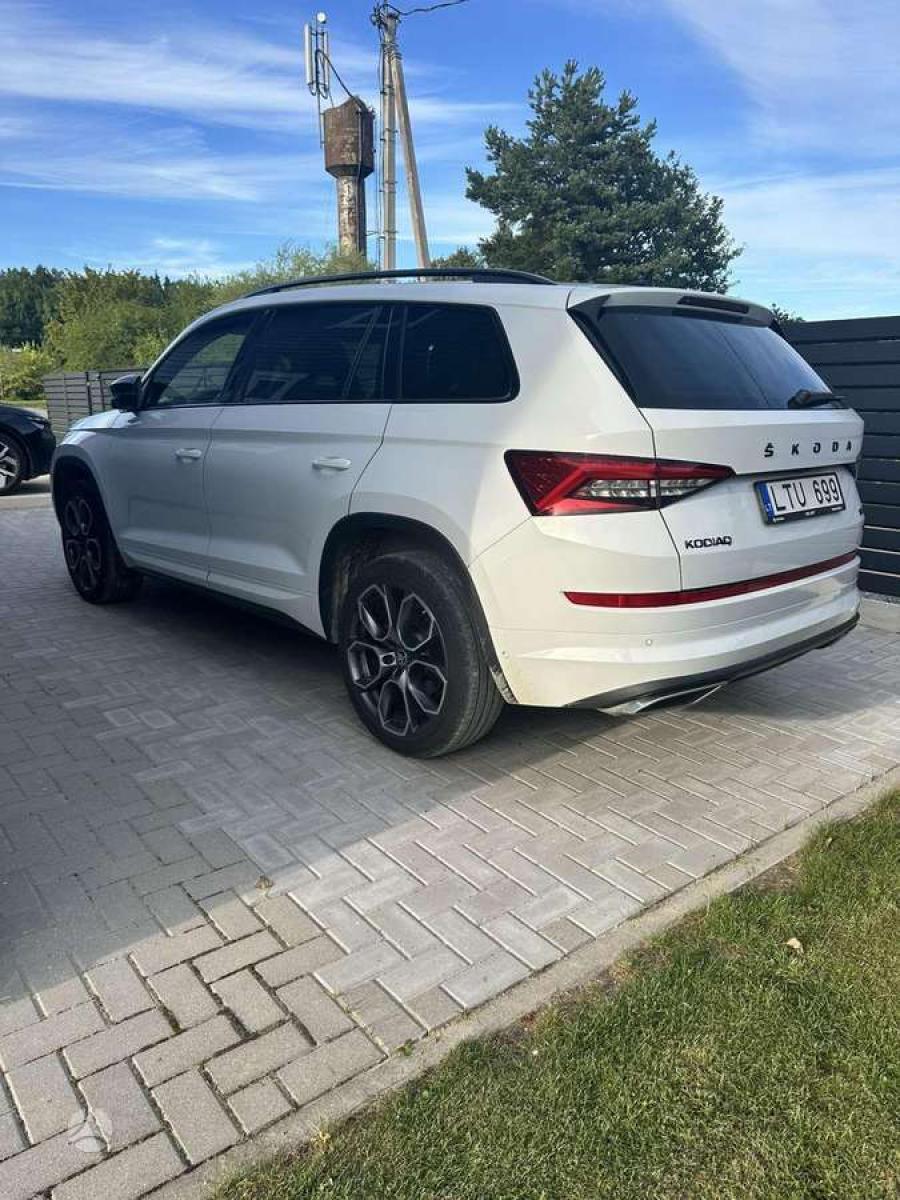 Balts Skoda Kodiaq 2020 Mažeikiai, ar dzinēja tilpumu 1.97 L un nobraukumu 107 tūkst. km par 35000 €, foto 5 vietnē AUTOMOTO.COM.LV