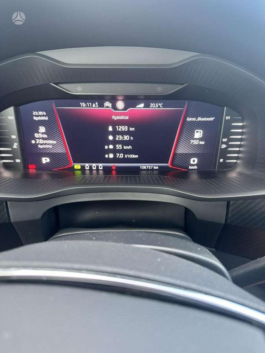 Balts Skoda Kodiaq 2020 Mažeikiai, ar dzinēja tilpumu 1.97 L un nobraukumu 107 tūkst. km par 35000 €, foto 13 vietnē AUTOMOTO.COM.LV