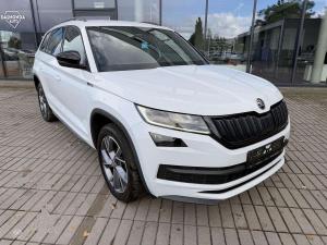 White Skoda Kodiaq 2020 in Kaunas, with an engine capacity of 1.50 L and mileage of 199 thousand km for 19700 €, photo 3 on AUTOMOTO.COM.LV
