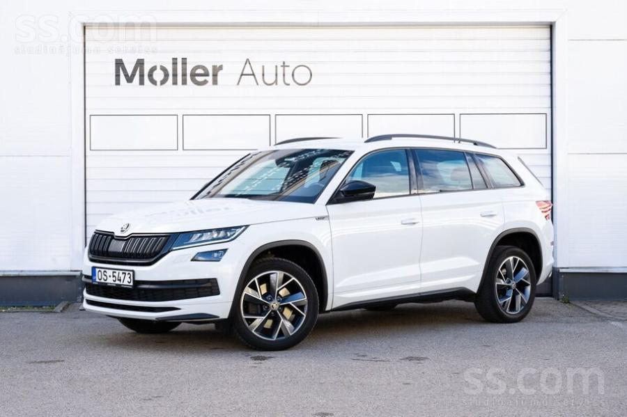 Белый Шкода Kodiaq 2020 в Рига, объемом двигателя 2.00 л и пробегом 135 тыс. км за 25250 €, фото 1 на AUTOMOTO.COM.LV