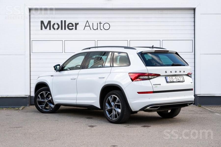 Белый Шкода Kodiaq 2020 в Рига, объемом двигателя 2.00 л и пробегом 135 тыс. км за 25250 €, фото 5 на AUTOMOTO.COM.LV