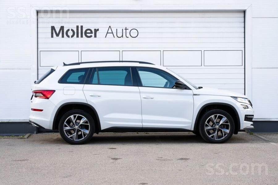 Белый Шкода Kodiaq 2020 в Рига, объемом двигателя 2.00 л и пробегом 135 тыс. км за 25250 €, фото 6 на AUTOMOTO.COM.LV