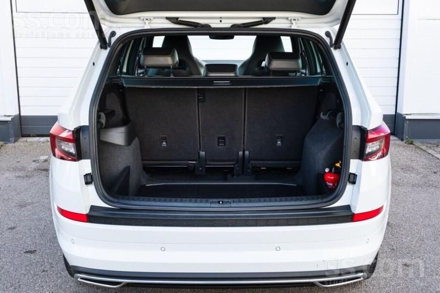 Белый Шкода Kodiaq 2020 в Рига, объемом двигателя 2.00 л и пробегом 135 тыс. км за 25250 €, фото 20 на AUTOMOTO.COM.LV