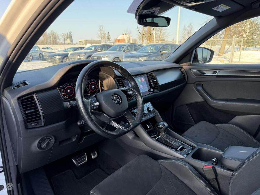 Balts Skoda Kodiaq 2021 Šauļi, ar dzinēja tilpumu 1.50 L un nobraukumu 178 tūkst. km par 23400 €, foto 12 vietnē AUTOMOTO.COM.LV