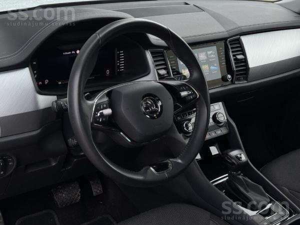 White Skoda Kodiaq 2021 in Valmiera, with an engine capacity of 2.00 L and mileage of 161 thousand km for 24500 €, photo 7 on AUTOMOTO.COM.LV