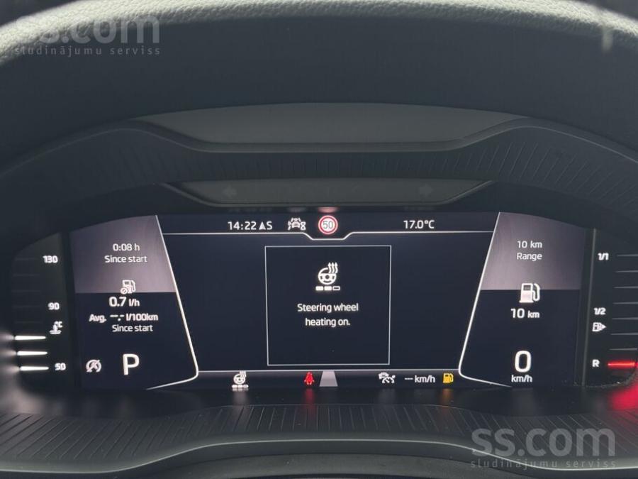 White Skoda Kodiaq 2021 in Valmiera, with an engine capacity of 1.50 L and mileage of 161 thousand km for 23800 €, photo 12 on AUTOMOTO.COM.LV