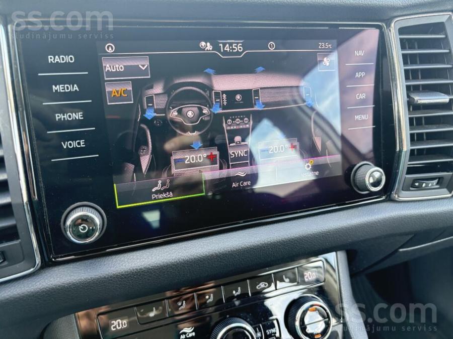 Balts Skoda Kodiaq 2021 Rīga, ar dzinēja tilpumu 2.00 L un nobraukumu 142 tūkst. km par 20900 €, foto 32 vietnē AUTOMOTO.COM.LV