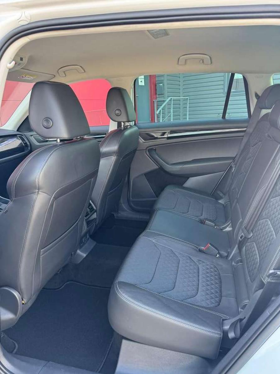 Balts Skoda Kodiaq 2021 Kauņa, ar dzinēja tilpumu 1.97 L un nobraukumu 312 tūkst. km par 16300 €, foto 10 vietnē AUTOMOTO.COM.LV