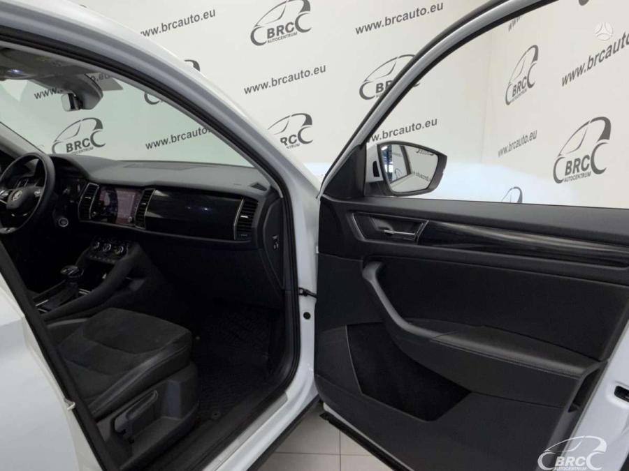 Белый Шкода Kodiaq 2021 в Вильнюс, объемом двигателя 1.97 л и пробегом 72 тыс. км за 27900 €, фото 10 на AUTOMOTO.COM.LV