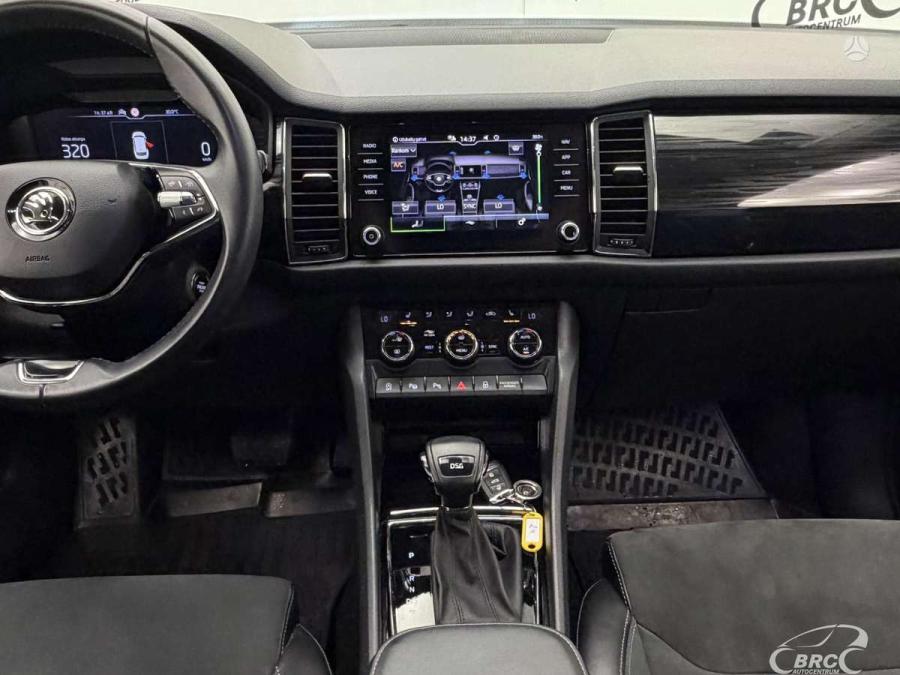 Белый Шкода Kodiaq 2021 в Вильнюс, объемом двигателя 1.97 л и пробегом 72 тыс. км за 27900 €, фото 16 на AUTOMOTO.COM.LV