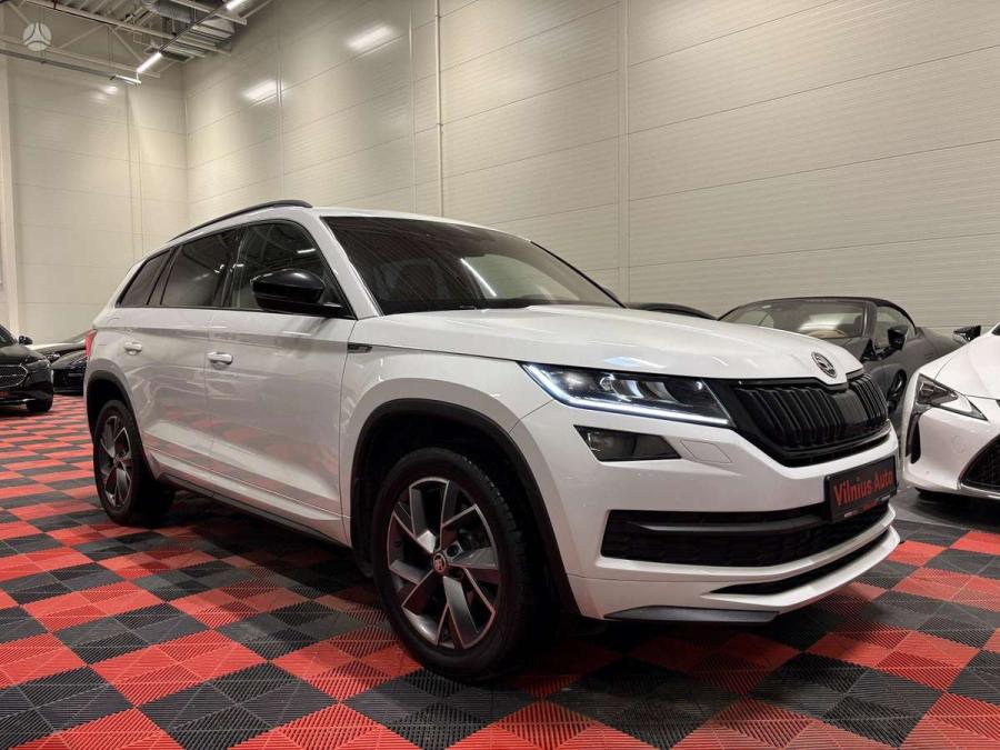 Белый Шкода Kodiaq 2021 в Вильнюс, объемом двигателя 1.98 л и пробегом 174 тыс. км за 26900 €, фото 4 на AUTOMOTO.COM.LV