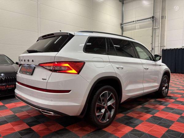 Balts Skoda Kodiaq 2021 Viļņa, ar dzinēja tilpumu 1.98 L un nobraukumu 174 tūkst. km par 26900 €, foto 4 vietnē AUTOMOTO.COM.LV