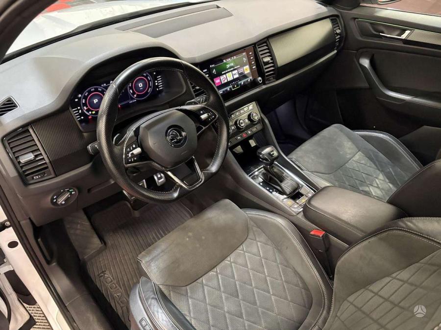 Белый Шкода Kodiaq 2021 в Вильнюс, объемом двигателя 1.98 л и пробегом 174 тыс. км за 26900 €, фото 12 на AUTOMOTO.COM.LV