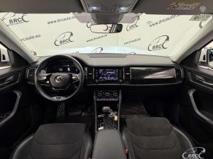 White Skoda Kodiaq 2021 in Vilnius, with an engine capacity of 1.97 L and mileage of 72 thousand km for 25900 €, photo 5 on AUTOMOTO.COM.LV