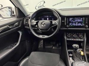 White Skoda Kodiaq 2021 in Vilnius, with an engine capacity of 1.97 L and mileage of 72 thousand km for 25900 €, photo 15 on AUTOMOTO.COM.LV