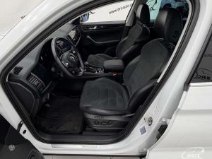 White Skoda Kodiaq 2021 in Vilnius, with an engine capacity of 1.97 L and mileage of 72 thousand km for 25900 €, photo 21 on AUTOMOTO.COM.LV