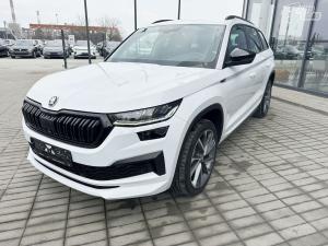Balts Skoda Kodiaq 2022 Kauņa, ar dzinēja tilpumu 1.50 L un nobraukumu 195 tūkst. km par 24900 €, foto  vietnē AUTOMOTO.COM.LV
