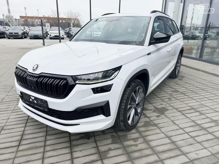 Balts Skoda Kodiaq 2022 Kauņa, ar dzinēja tilpumu 1.50 L un nobraukumu 195 tūkst. km par 24900 €, foto 1 vietnē AUTOMOTO.COM.LV