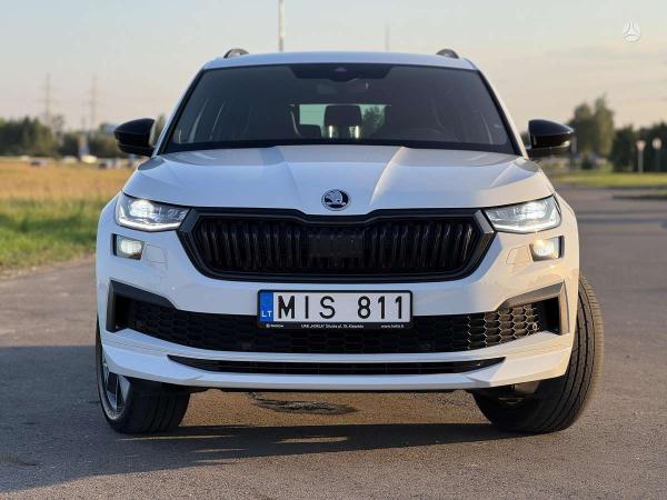 Balts Skoda Kodiaq 2022 Kauņa, ar dzinēja tilpumu 1.98 L un nobraukumu 61 tūkst. km par 32500 €, foto 1 vietnē AUTOMOTO.COM.LV