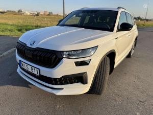 Белый Шкода Kodiaq 2022 в Каунас, объемом двигателя 1.98 л и пробегом 61 тыс. км за 32500 €, фото 3 на AUTOMOTO.COM.LV