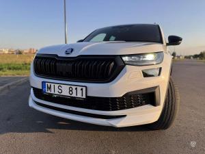 Белый Шкода Kodiaq 2022 в Каунас, объемом двигателя 1.98 л и пробегом 61 тыс. км за 32500 €, фото 4 на AUTOMOTO.COM.LV