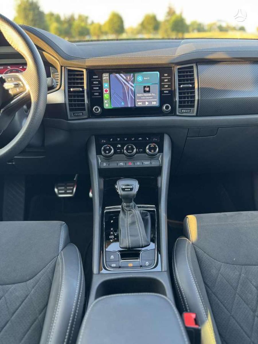 Белый Шкода Kodiaq 2022 в Каунас, объемом двигателя 1.98 л и пробегом 61 тыс. км за 32500 €, фото 19 на AUTOMOTO.COM.LV