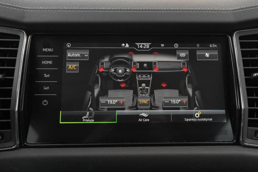 Белый Шкода Kodiaq 2022 в Вильнюс, объемом двигателя 2.00 л и пробегом 134 тыс. км за 25750 €, фото 15 на AUTOMOTO.COM.LV