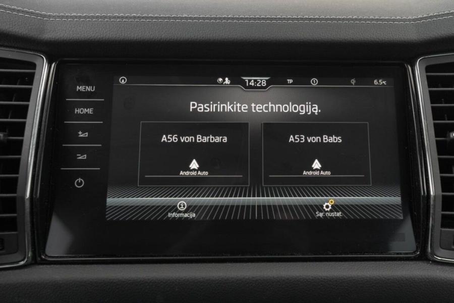 Белый Шкода Kodiaq 2022 в Вильнюс, объемом двигателя 2.00 л и пробегом 134 тыс. км за 25750 €, фото 16 на AUTOMOTO.COM.LV