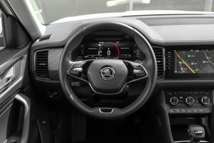 Белый Шкода Kodiaq 2022 в Вильнюс, объемом двигателя 2.00 л и пробегом 134 тыс. км за 25750 €, фото 20 на AUTOMOTO.COM.LV