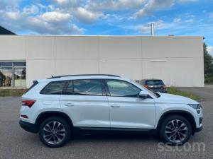 White Skoda Kodiaq 2022 in Liepaja, with an engine capacity of 2.00 L and mileage of 208 thousand km for 21500 €, photo 7 on AUTOMOTO.COM.LV